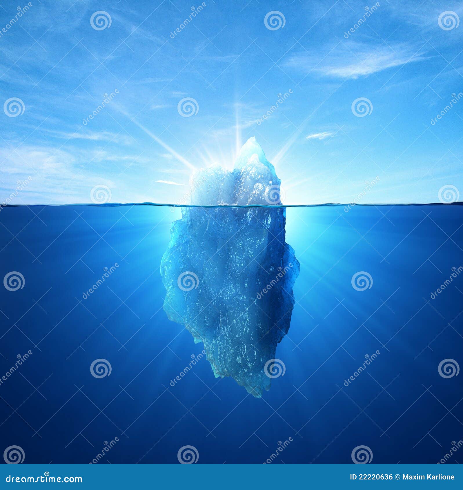 Ijsberg stock foto. Image of geïsoleerd, rust, achtergrond - 22220636