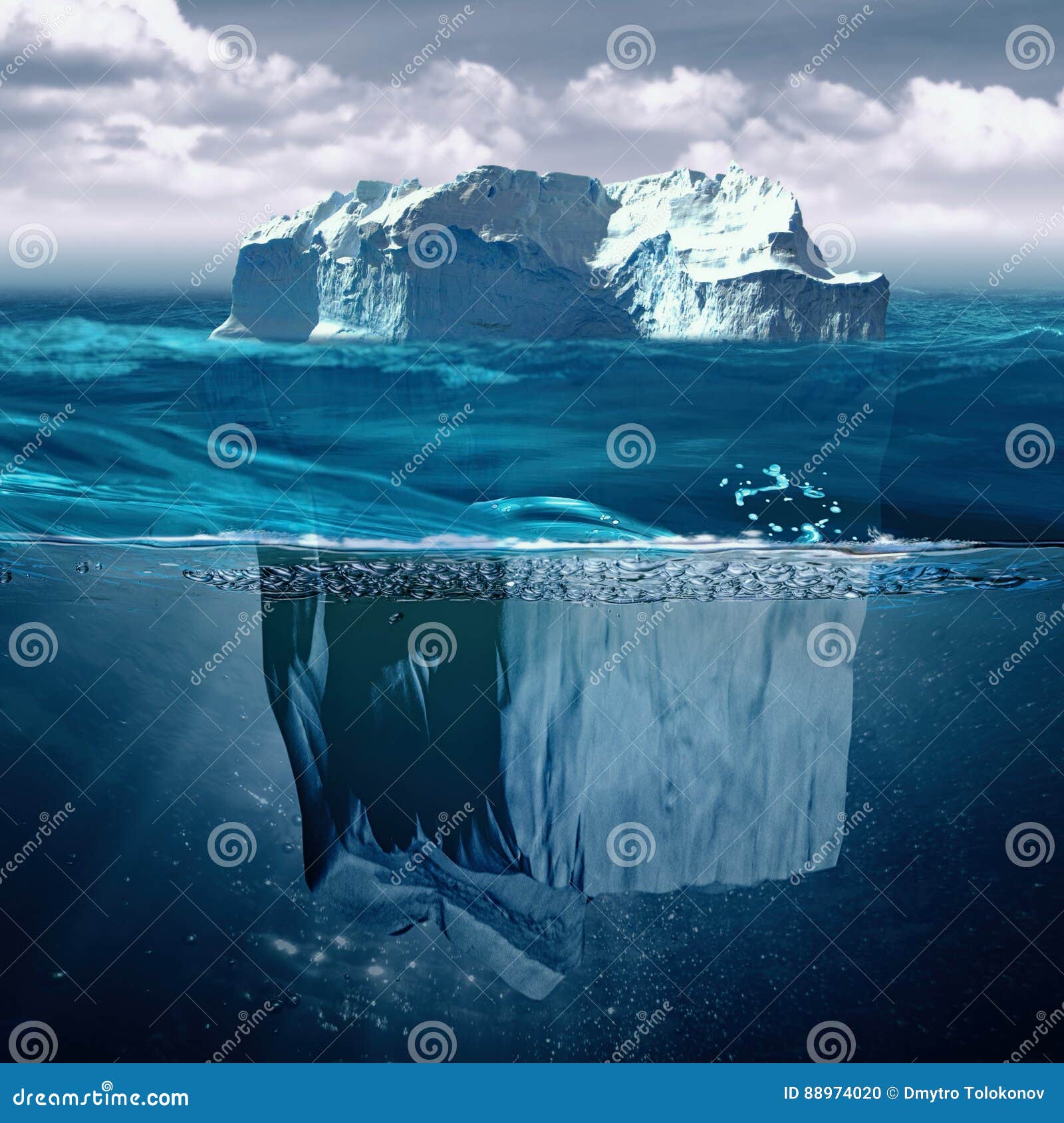 Ijsberg stock foto. Image of ijsberg, kalmte, milieu - 88974020