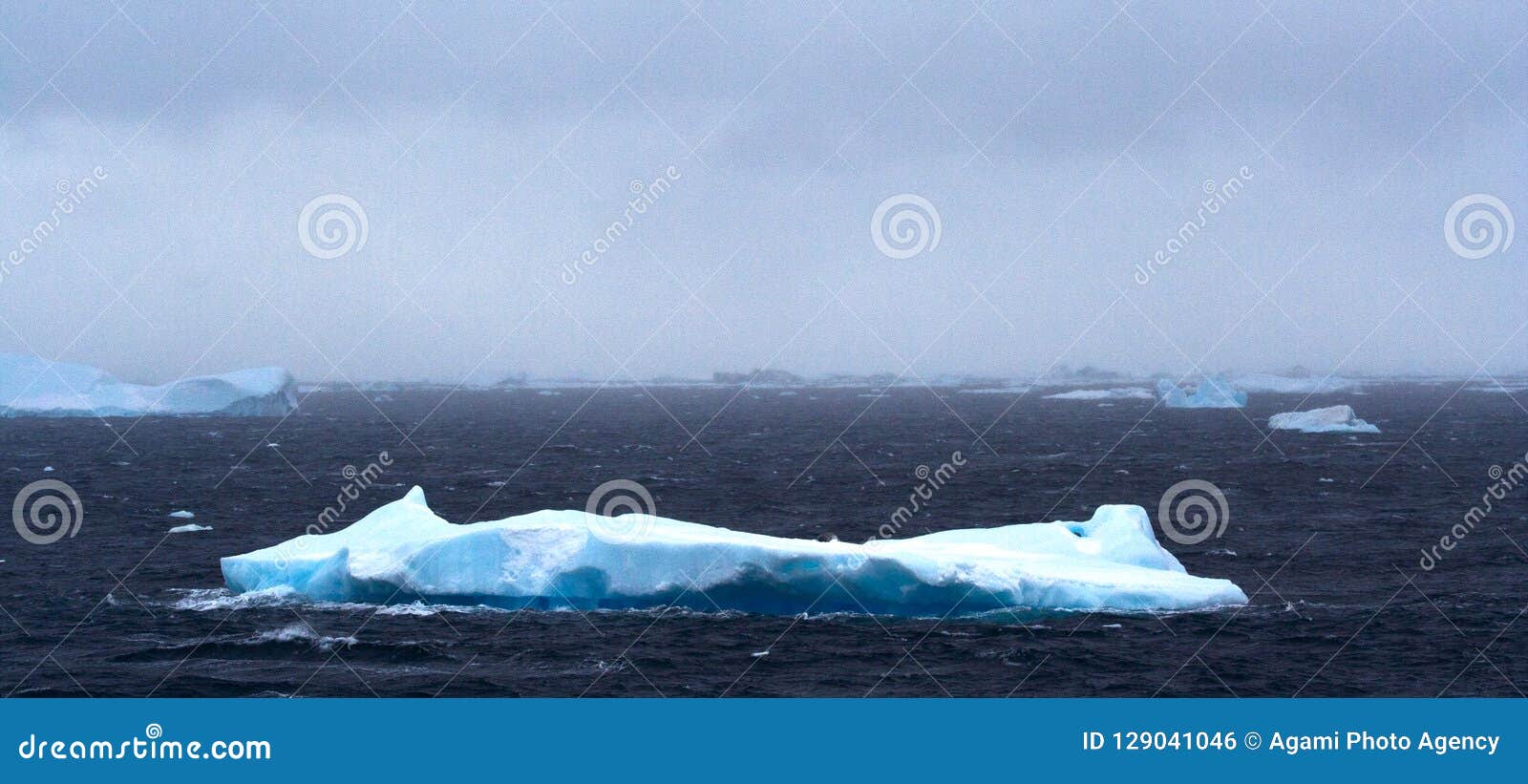 Iceberg In The Fog, Antarctica Royalty-Free Stock Photography ...