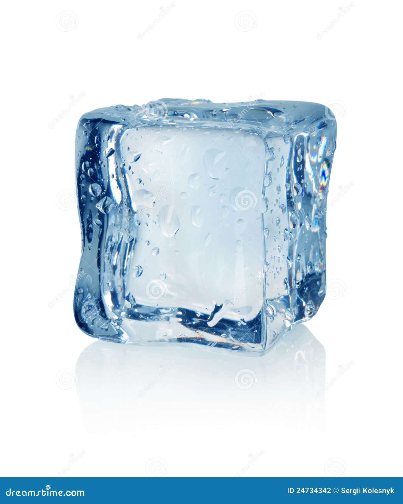 Ijsblokje stock foto. Image of transparant, breking, bezinning - 24734342