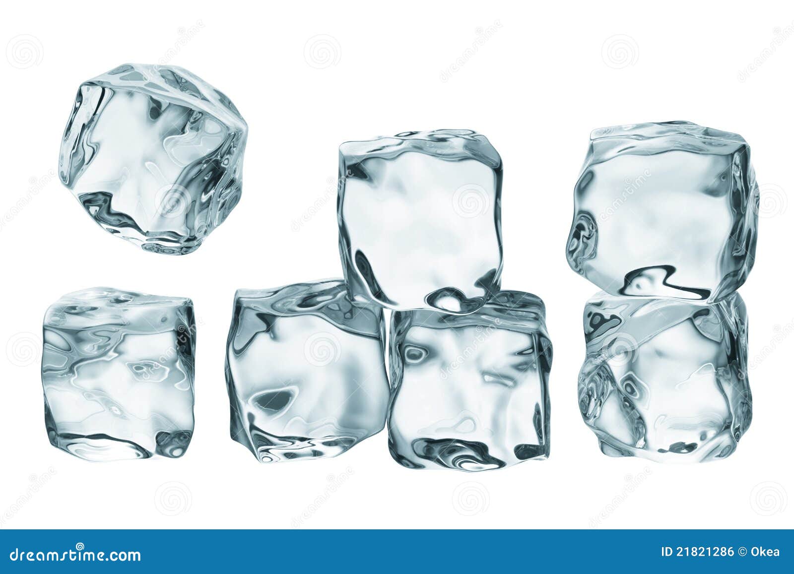Ijsblokjes stock foto. Image of geïsoleerd, koel, stapel - 21821286