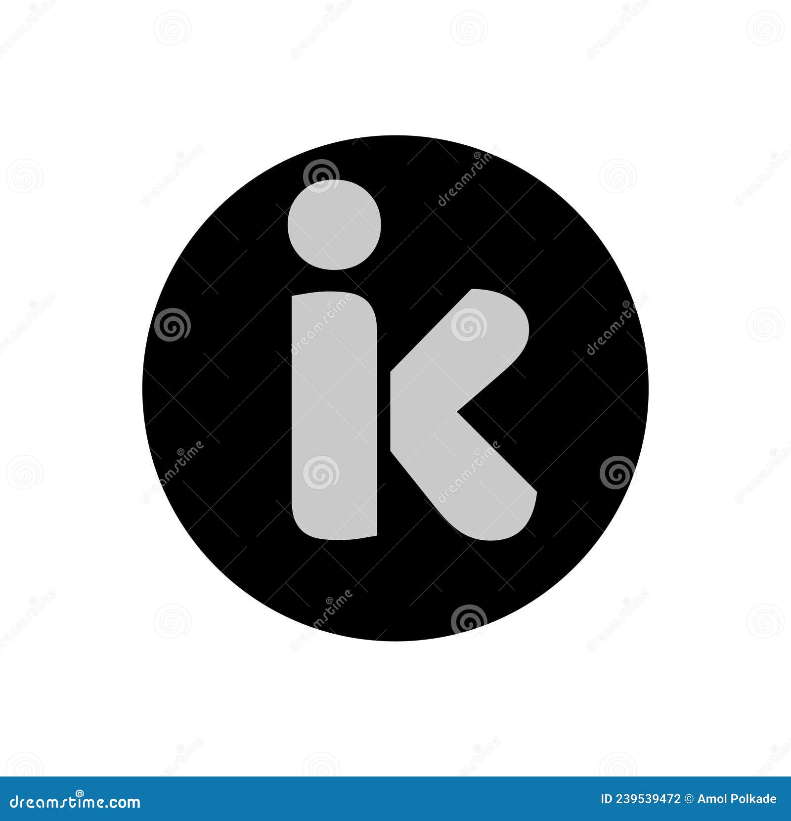IK Company Name Initial Letters Monogram. IK Company Icon Stock Vector ...