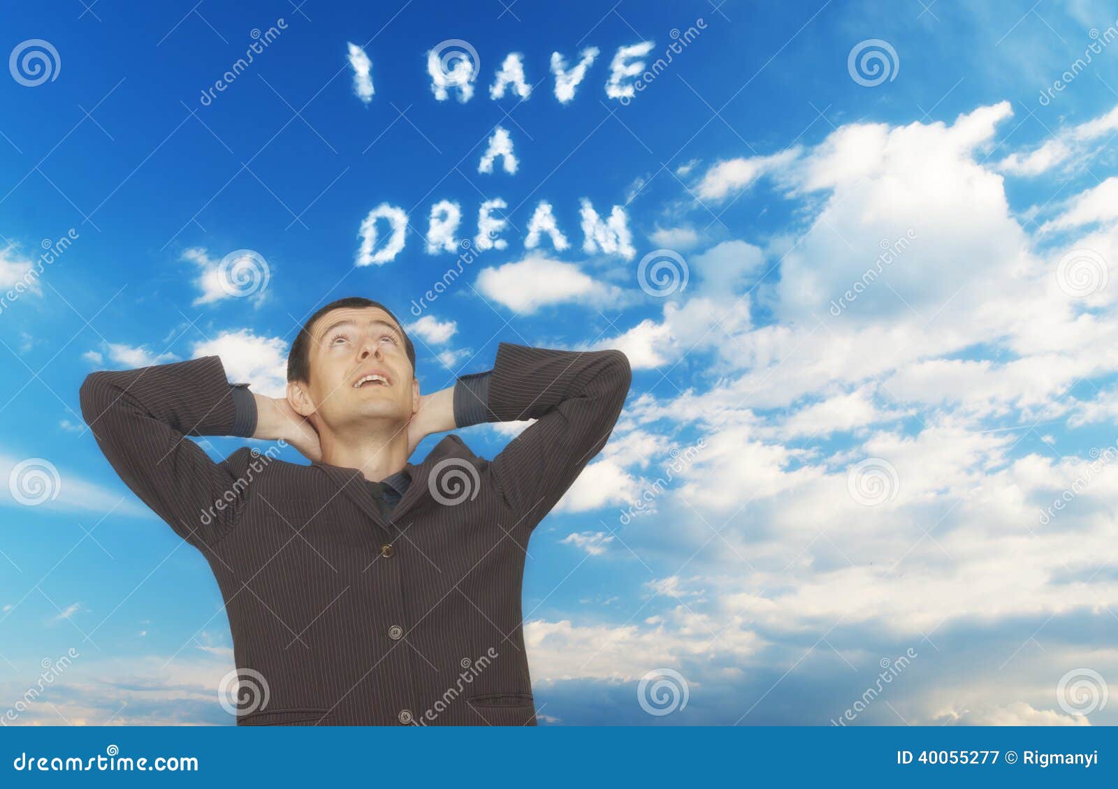 Ik heb een droom stock afbeelding. Image of metafoor - 40055277