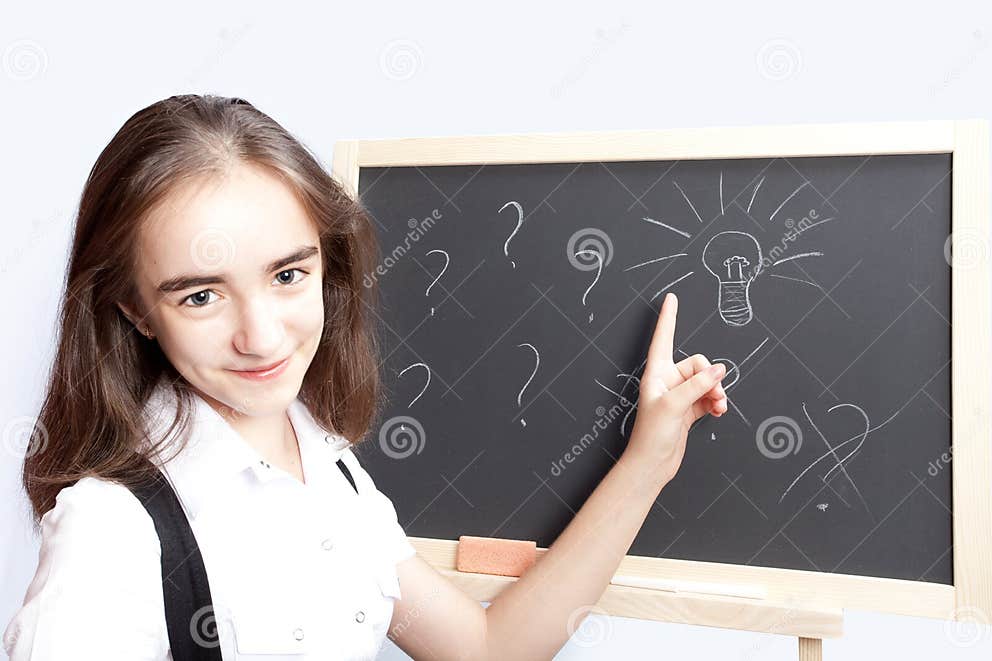 Ik heb een goed idee stock afbeelding. Image of achtergrond - 21040199