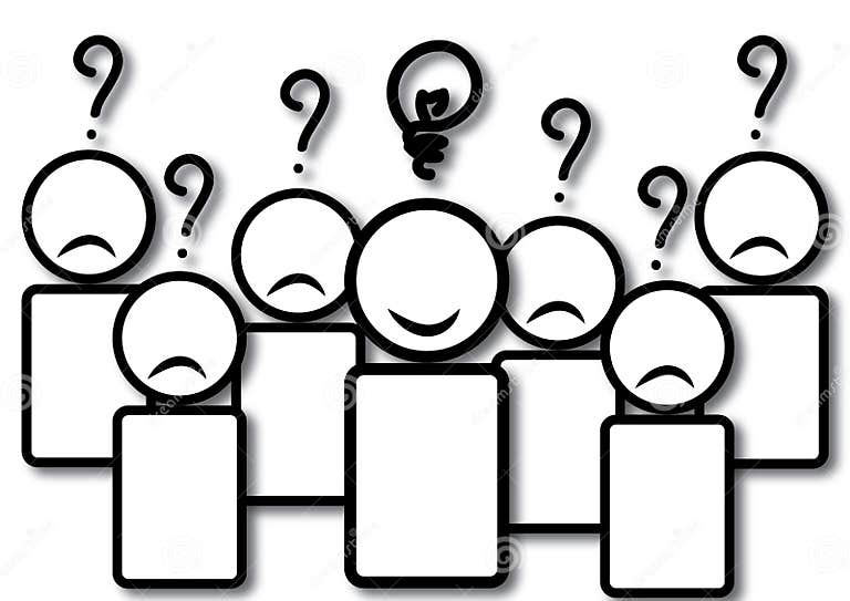 Ik heb een idee vector illustratie. Illustration of begrip - 40265188