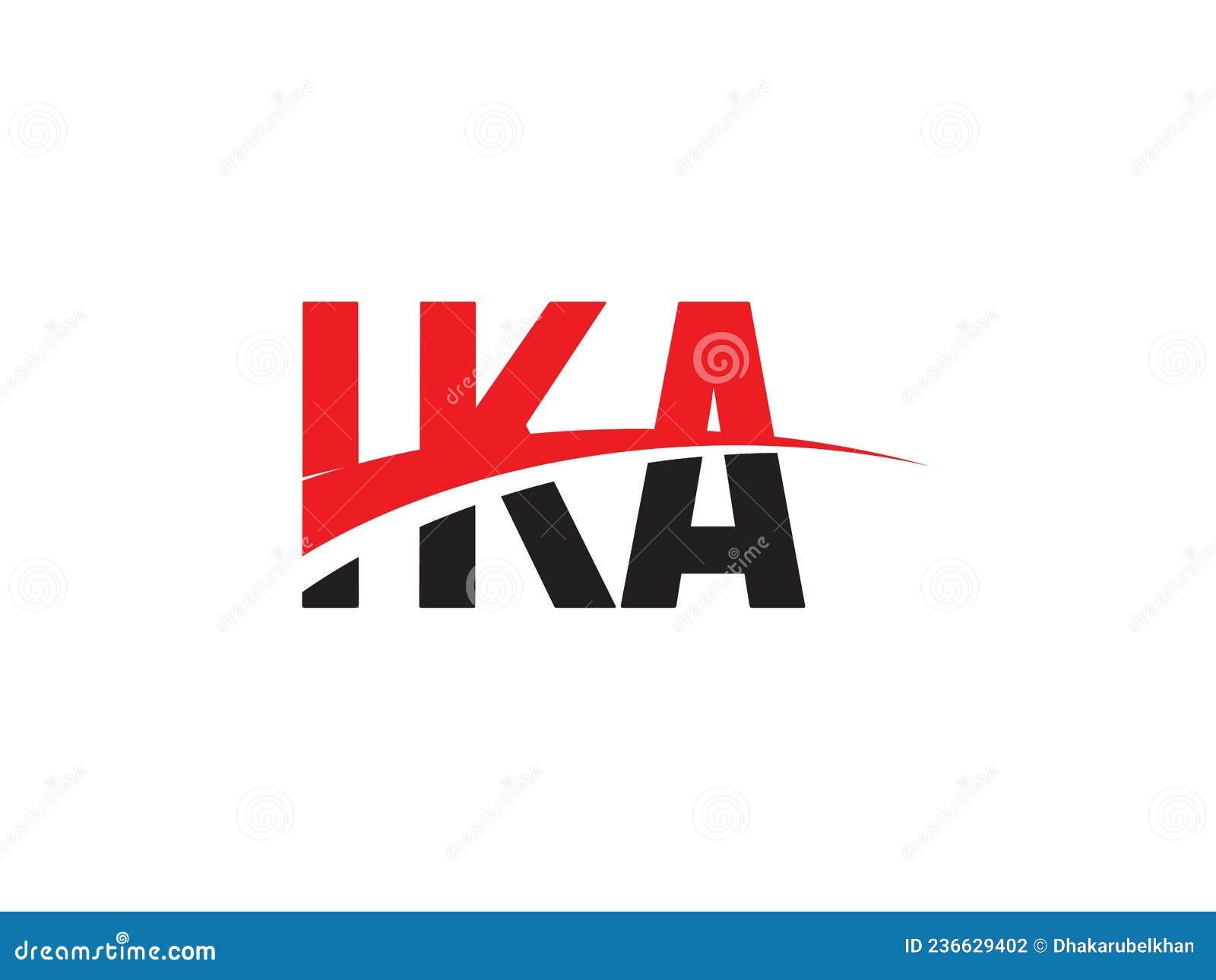 IKA Letter Initial Logo Design Vector Illustration Stock Vector ...