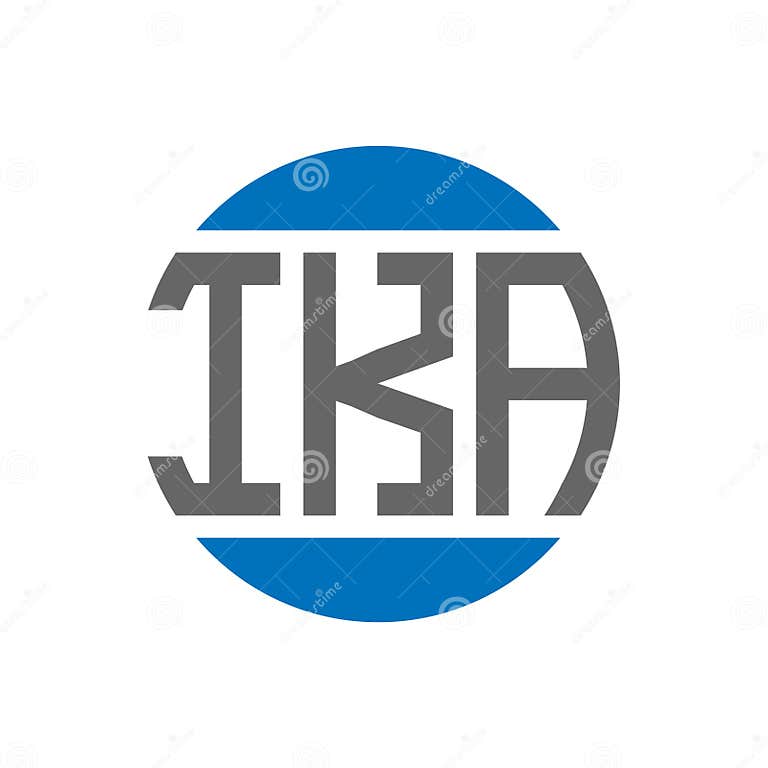 IKA Letter Logo Design on White Background. IKA Creative Initials ...