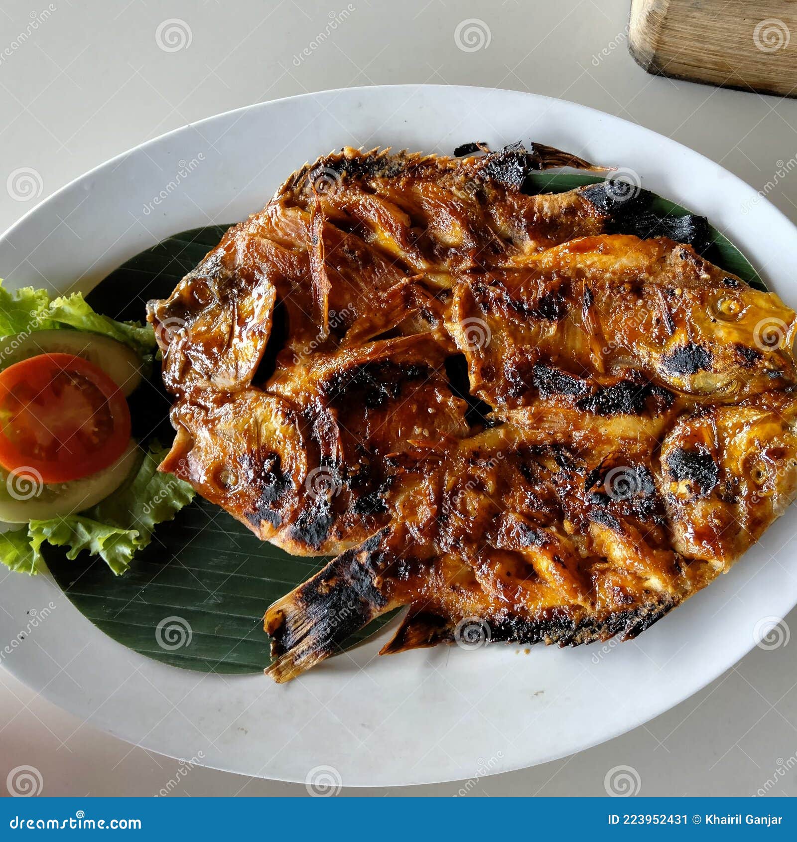 Ikan bakar indonesia stock image. Image of meat, fruit - 223952431