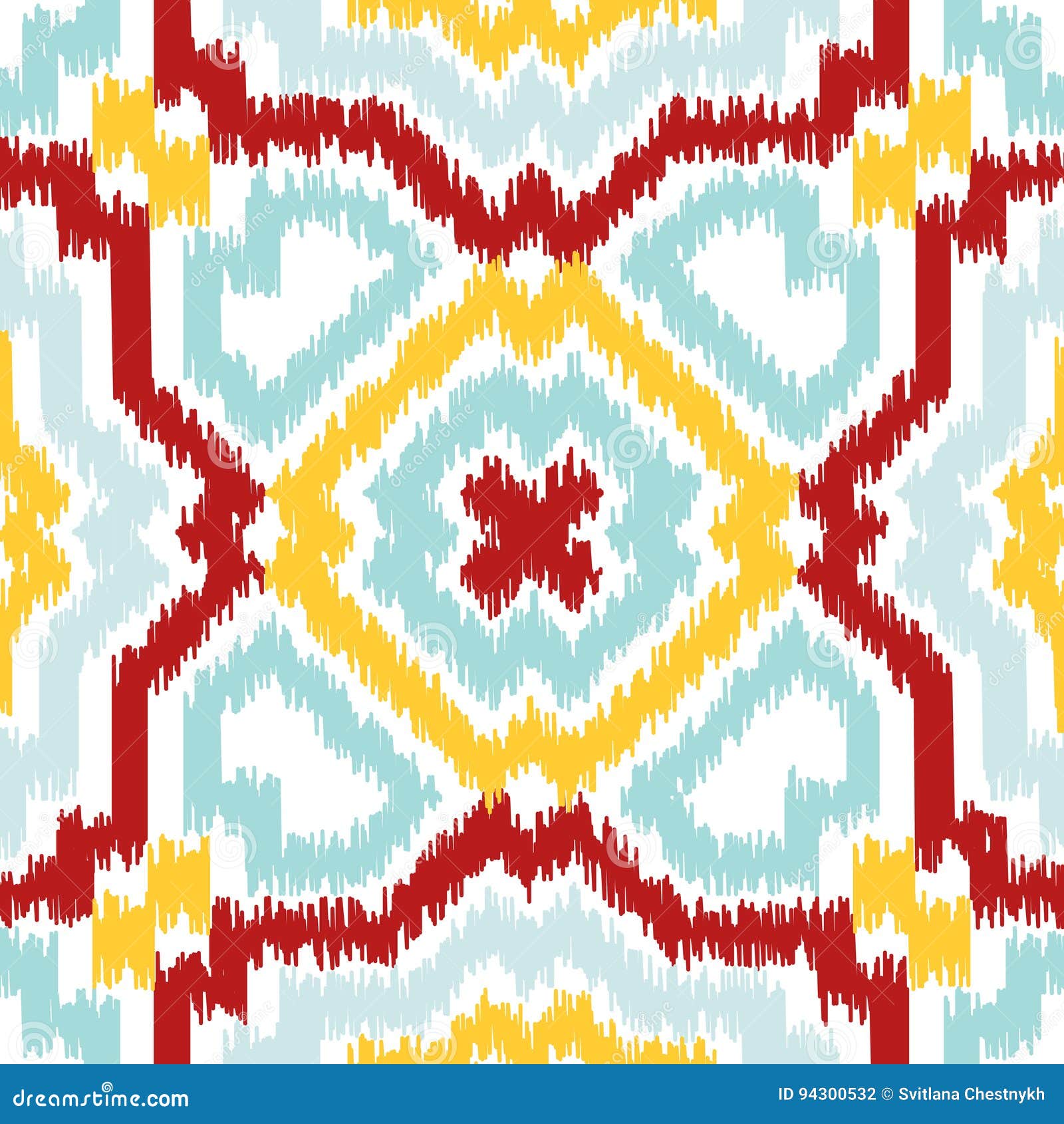 Ikat Fabric Style, Rug Texture Pattern Stock Vector - Illustration of ...