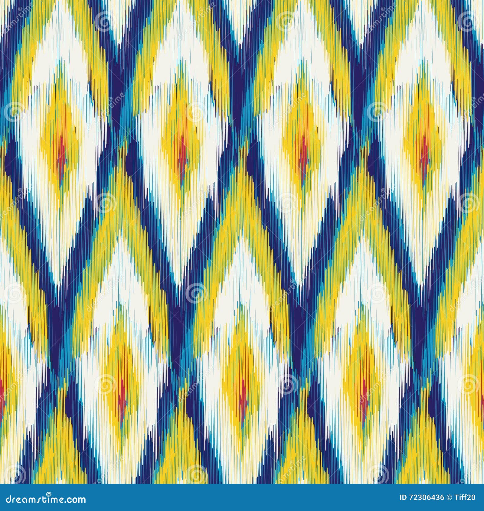 Ikat Pattern stock illustration. Illustration of artistic - 72306436