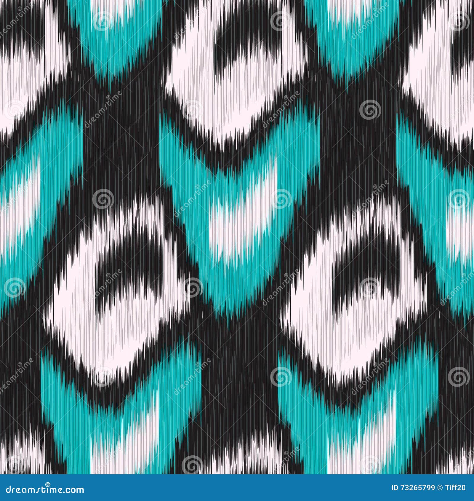 Ikat Pattern stock vector. Illustration of drapery, cover - 73265799