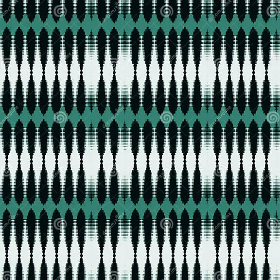 High Resolution Symmetrical Grid Ikat Pattern Designs Collection Stock ...
