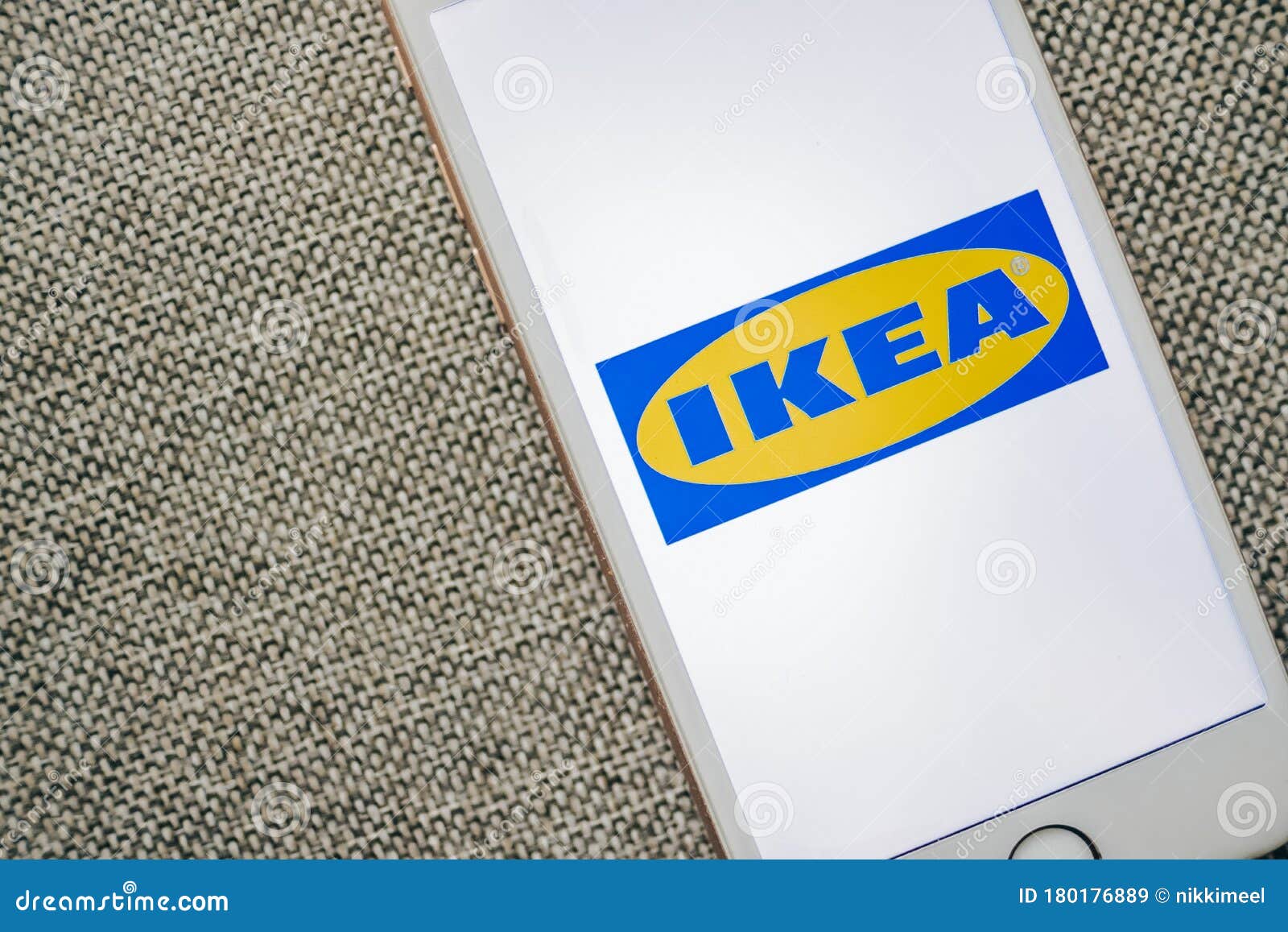 IKEA Logo on the Smartphone Screen. Editorial Stock Image - Image of ...