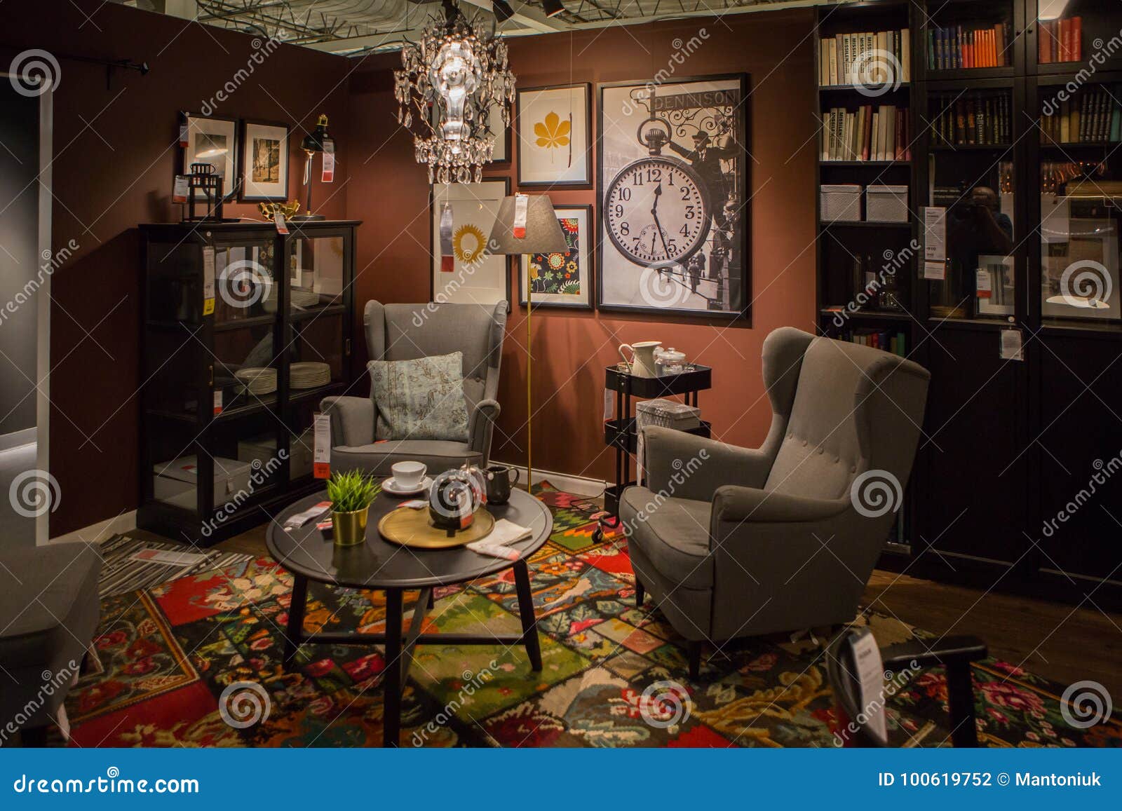 IKEA show room editorial photography. Image of ikea - 100619752