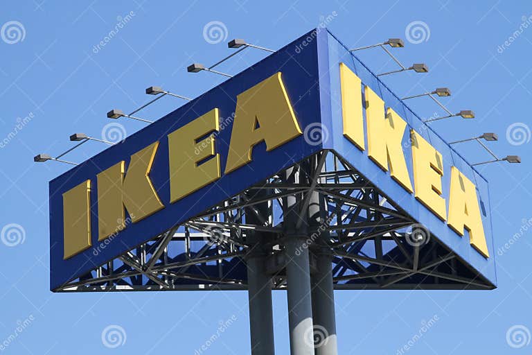 Ikea sign editorial photo. Image of warehouse, brand - 21104521