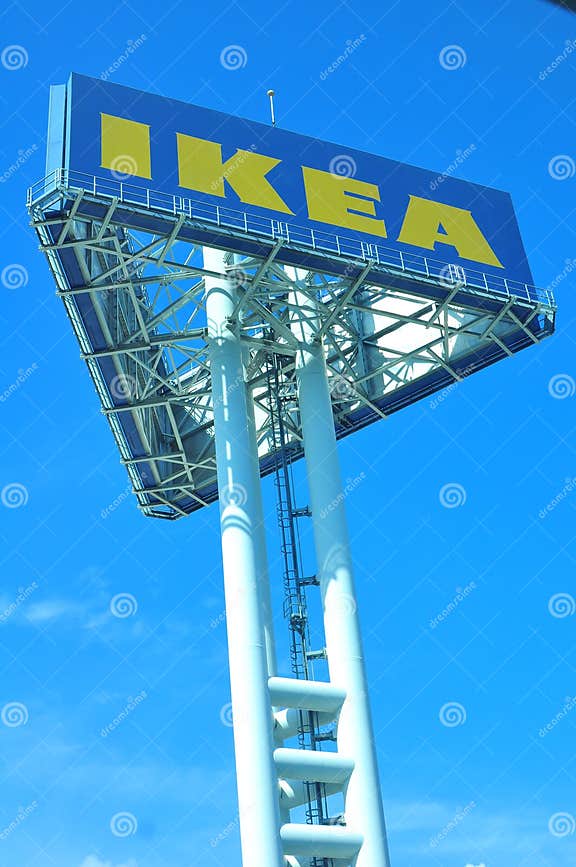 Ikea sign board editorial photography. Image of name - 24002572