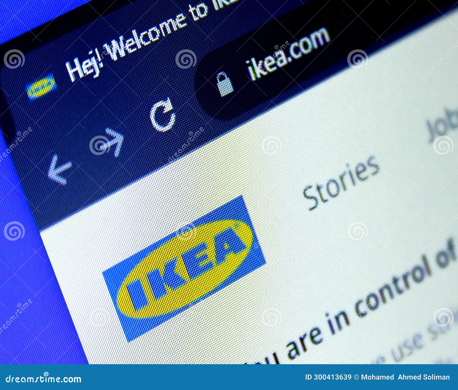 Ikea store logo editorial stock image. Illustration of icons - 300413639