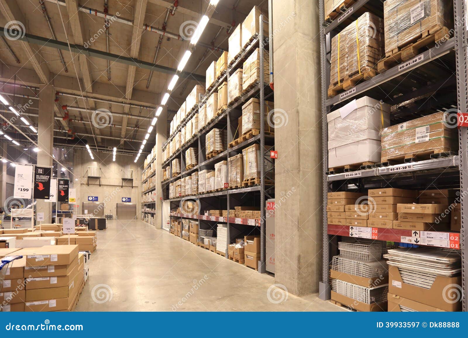 Ikea warehouse editorial photography. Image of dark, exhibition - 39933597