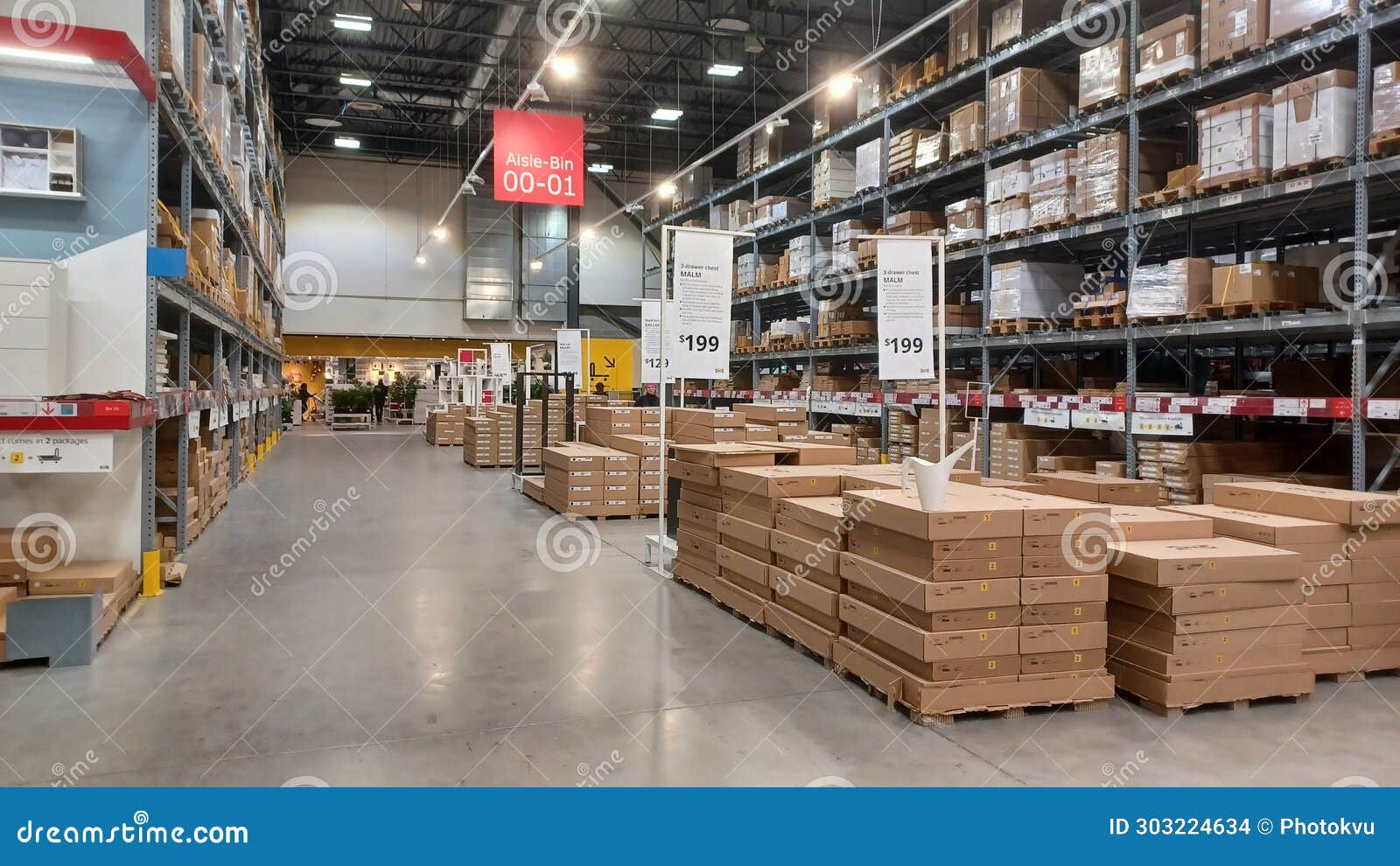 Ikea Warehouse Department View Editorial Stock Image - Image of ...