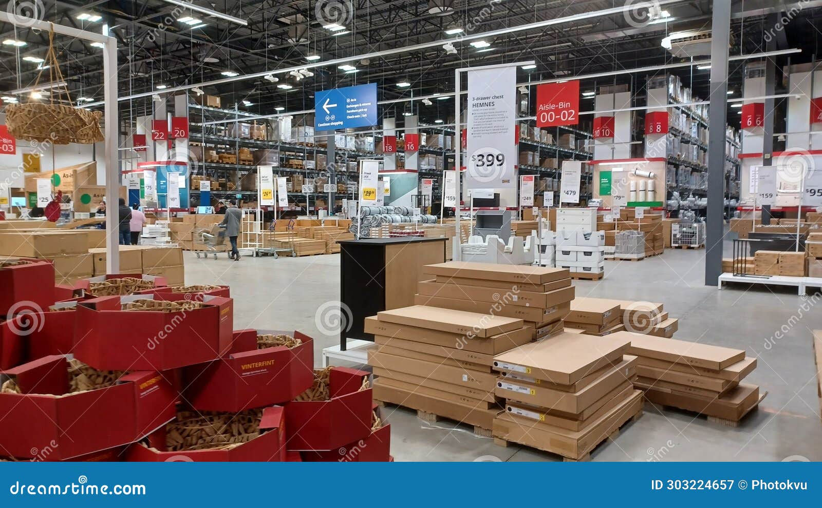 Ikea Warehouse Department View Editorial Photography - Image of ...