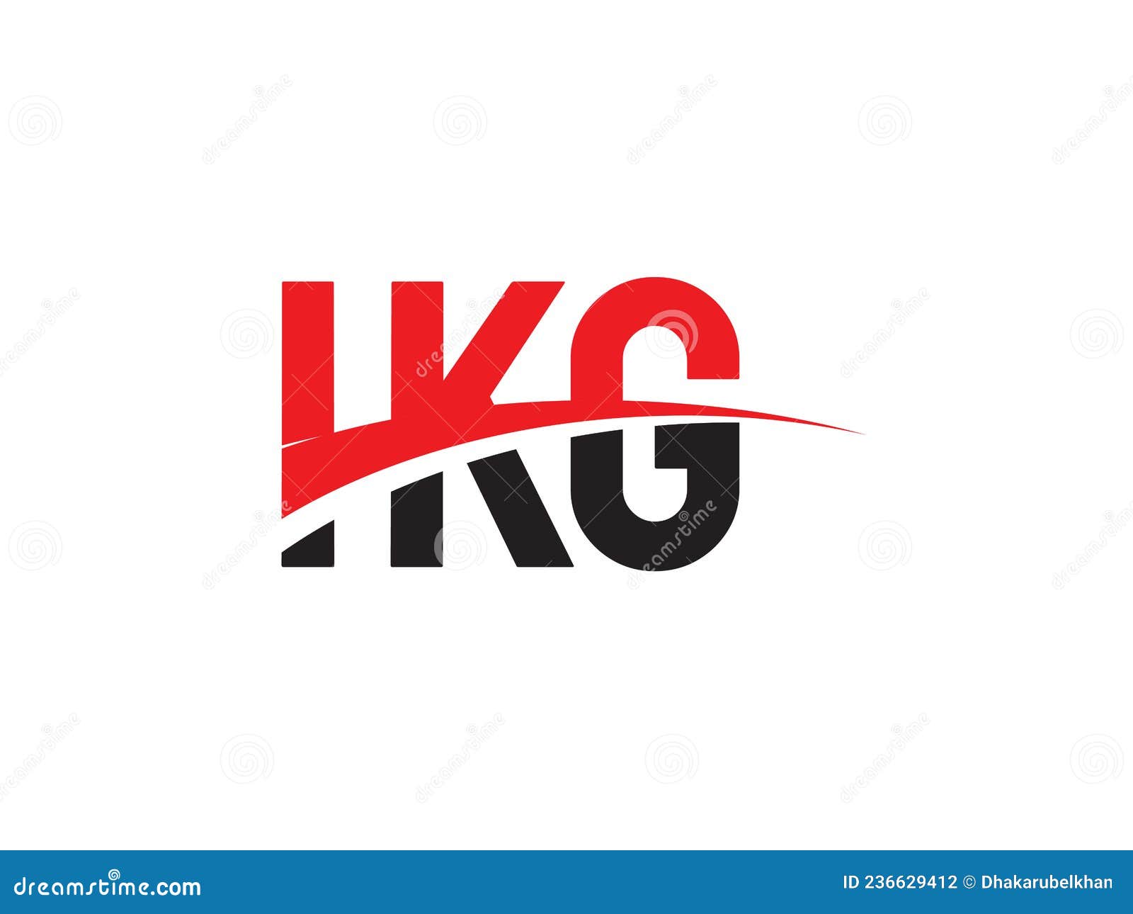 IKG Letter Initial Logo Design Vector Illustration Stock Vector ...