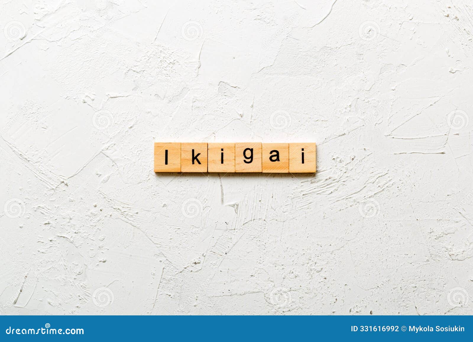 Ikigai Word Written On Wood Block. Ikigai Text On Table, Concept Stock ...