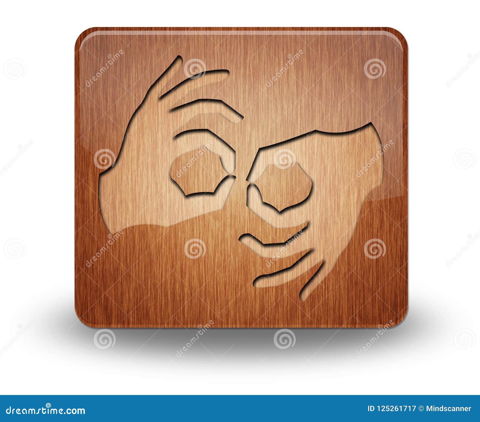 Ikone, Knopf, Piktogramm-Gebärdensprache Stockbild - Bild von abbildung ...