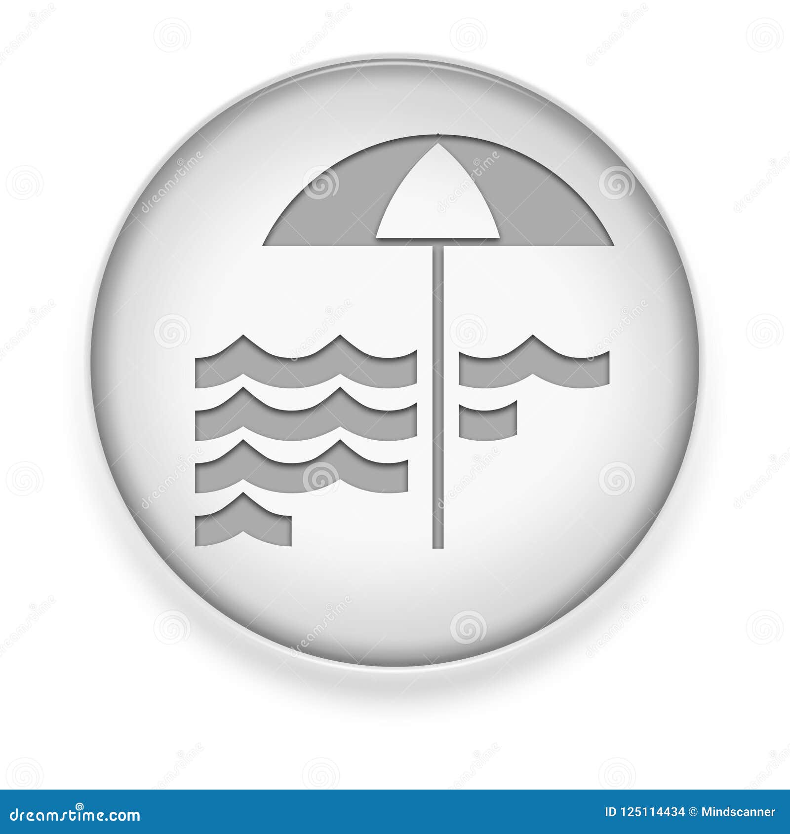 Ikone, Knopf, Piktogramm-Strand Stock Abbildung - Illustration von ...