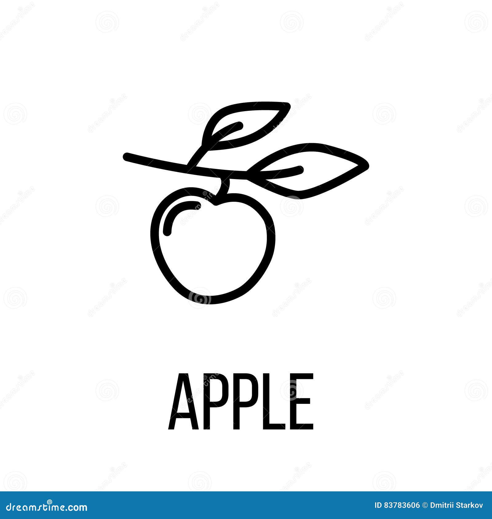 Ikone Oder Logo in Der Modernen Linie Art Vektor Abbildung ...