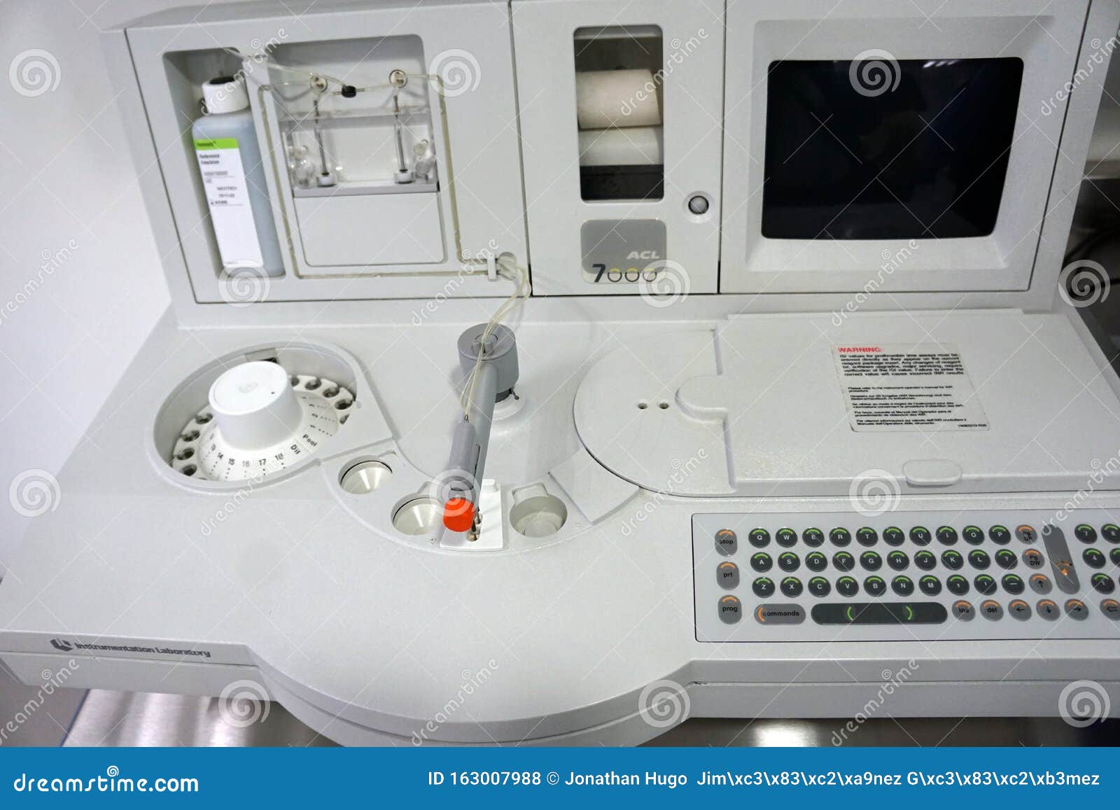Coagulation analyzer board editorial stock photo. Image of used - 163007988