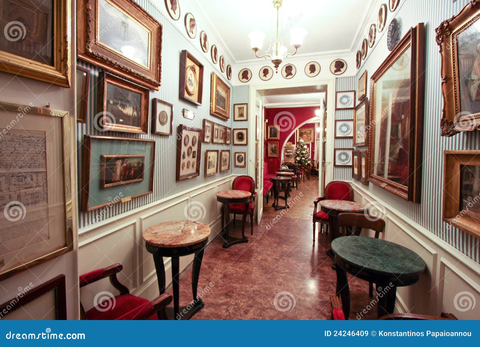 Il Antico Caffè Greco a Roma Immagine Stock Editoriale - Immagine di ...