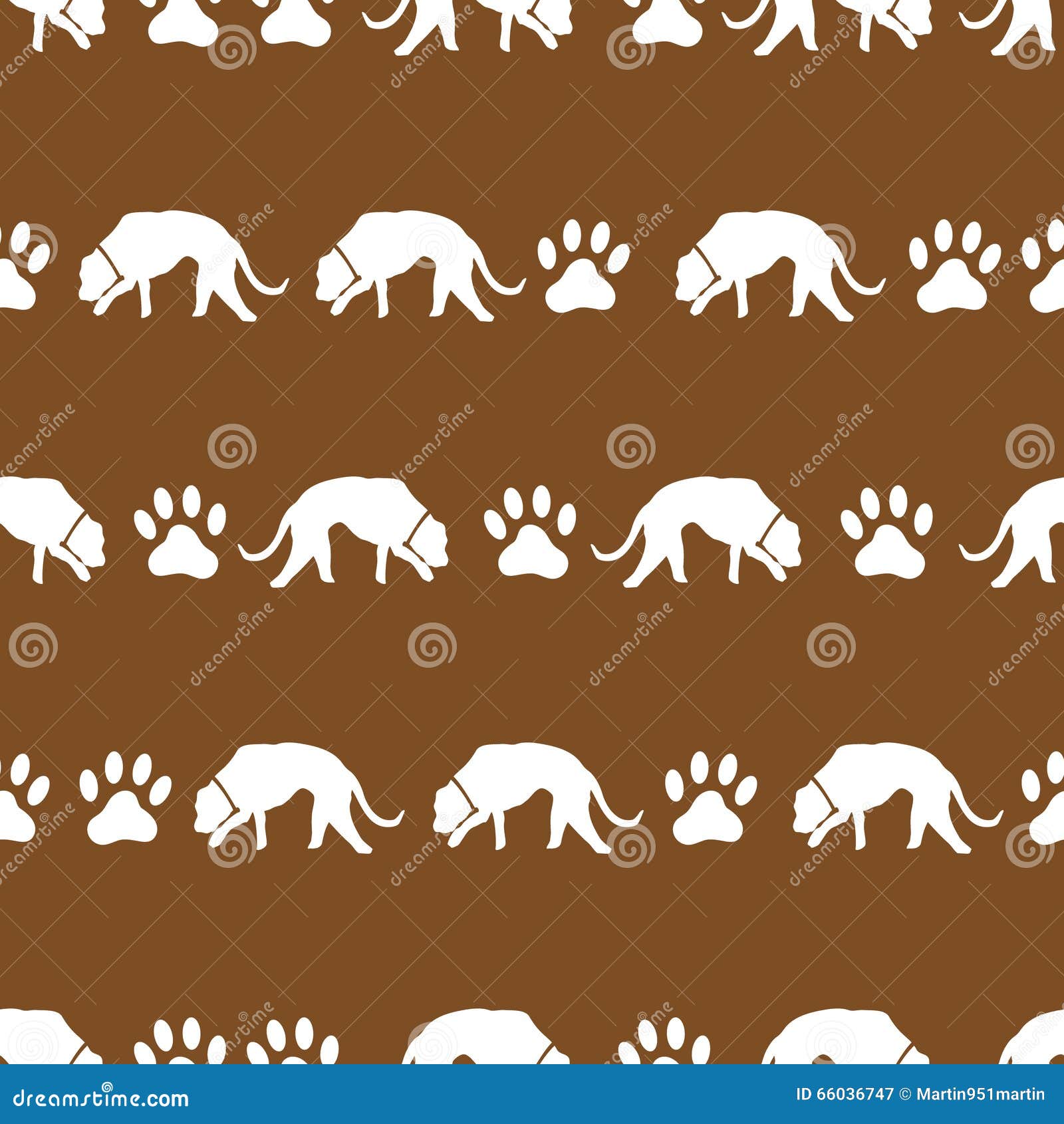 Il Cane E Le Orme Bruniscono La Siluetta Delle Ombre Nelle Linee ...