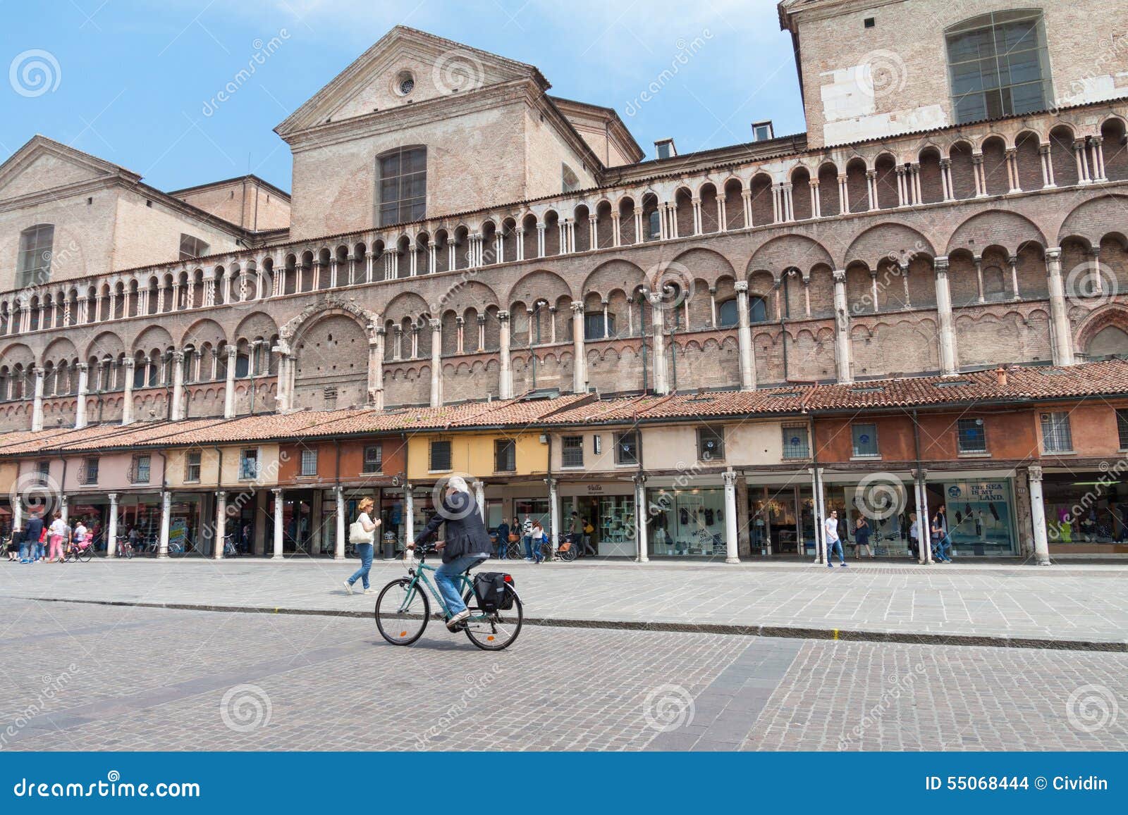 Il Centro Storico Di Ferrara Immagine Stock Editoriale - Immagine di ...