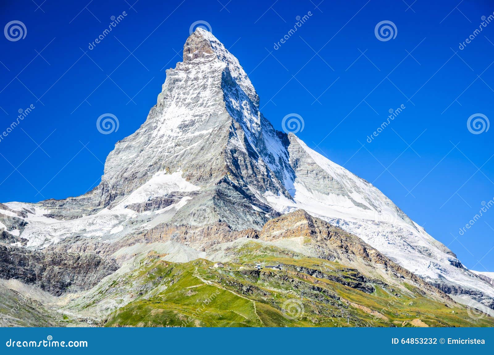 Il Cervino, Alpi Svizzere, Svizzera Fotografia Stock - Immagine di ...