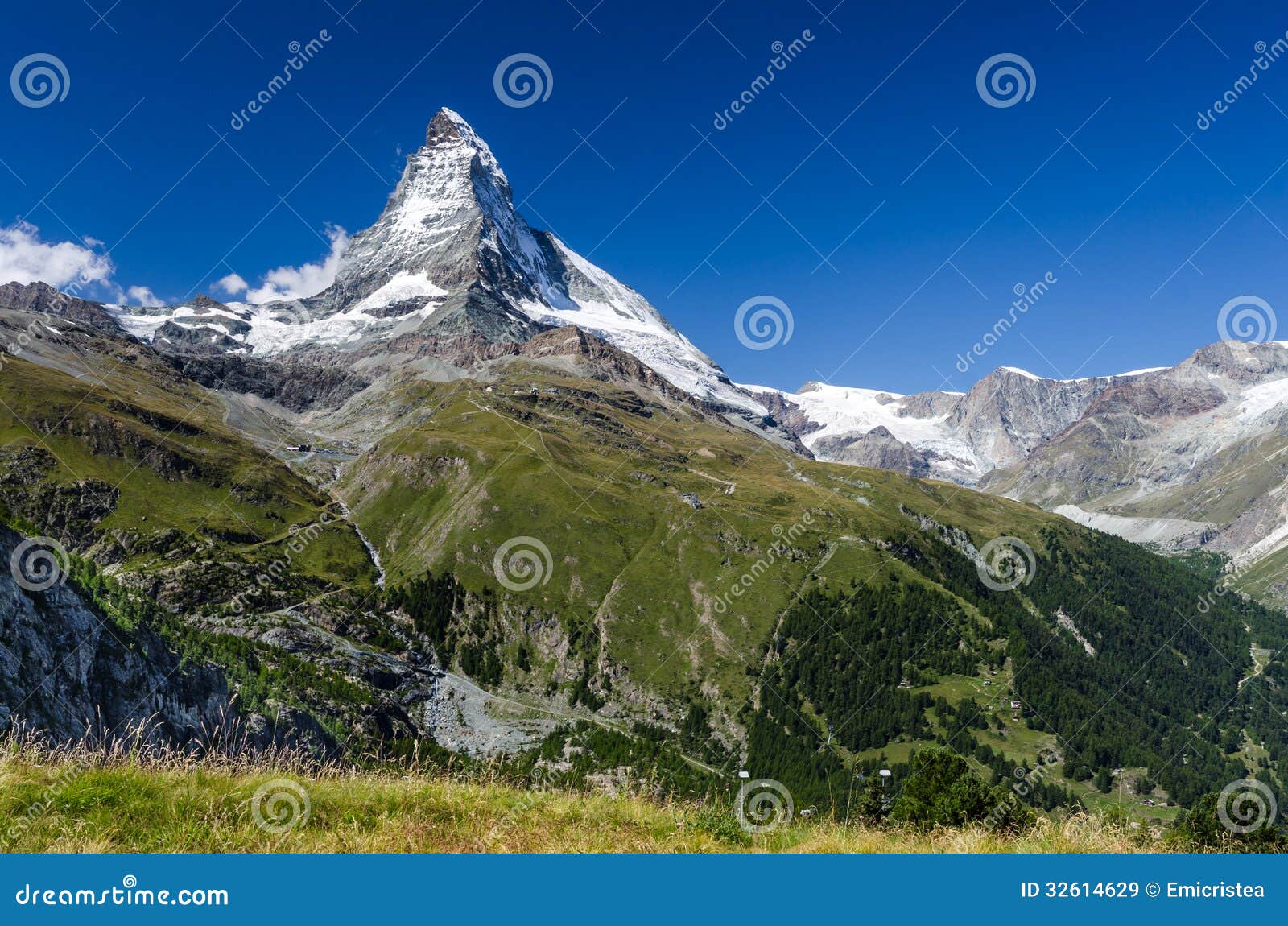 Il Cervino, Svizzera immagine stock. Immagine di pericoloso - 32614629