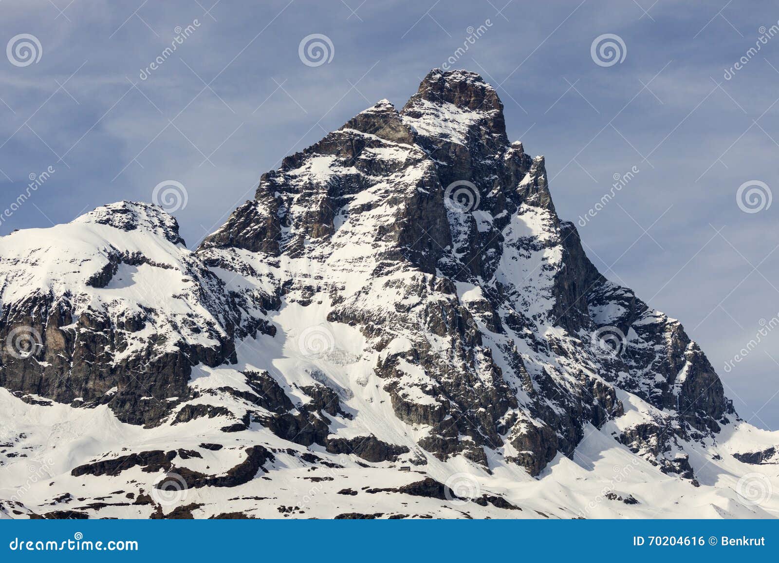 Il Cervino Visto Dall'Italia Fotografia Stock - Immagine di magnifico ...