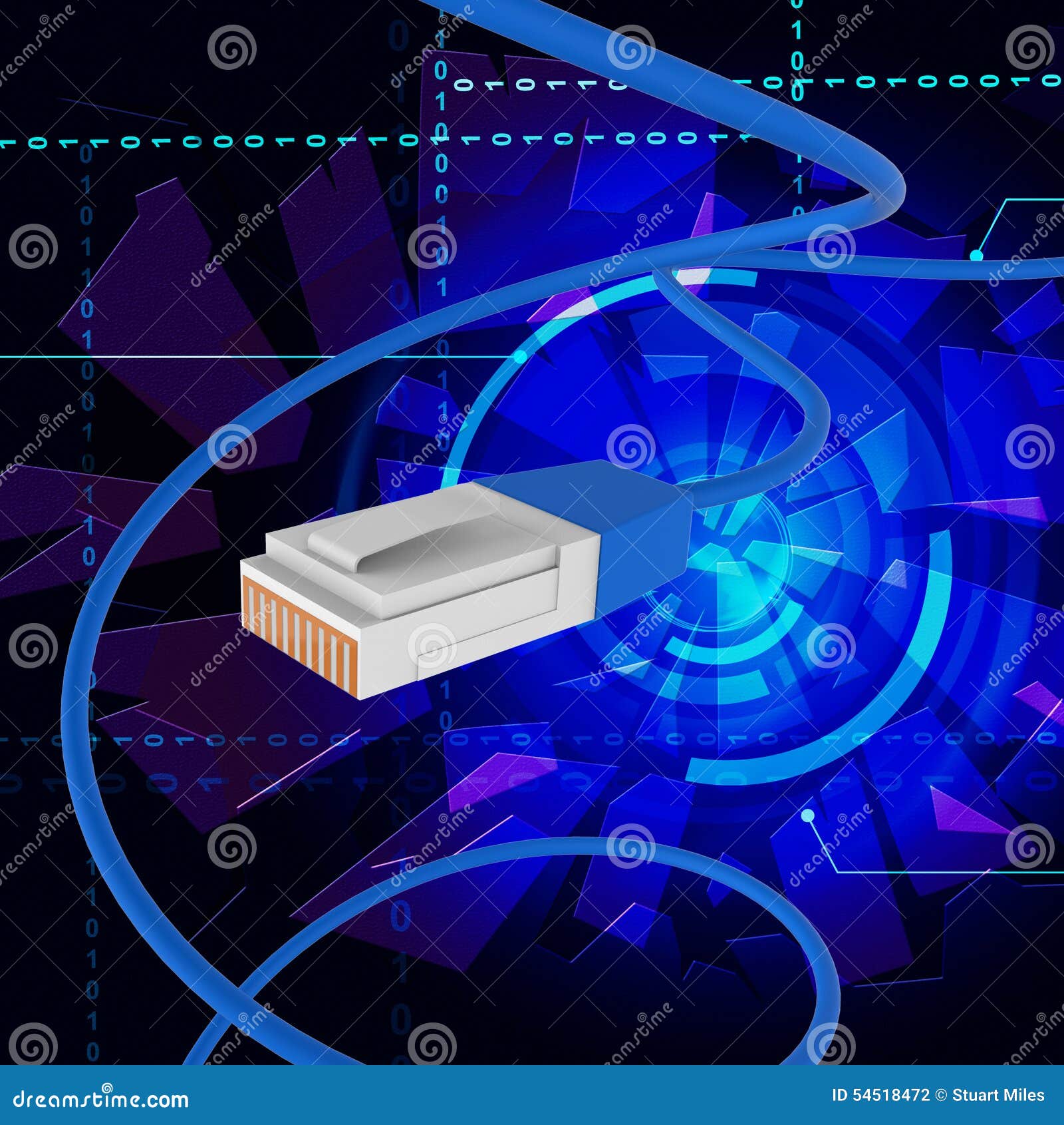 Il Collegamento a Internet Significa Il World Wide Web Ed Il Cavo ...