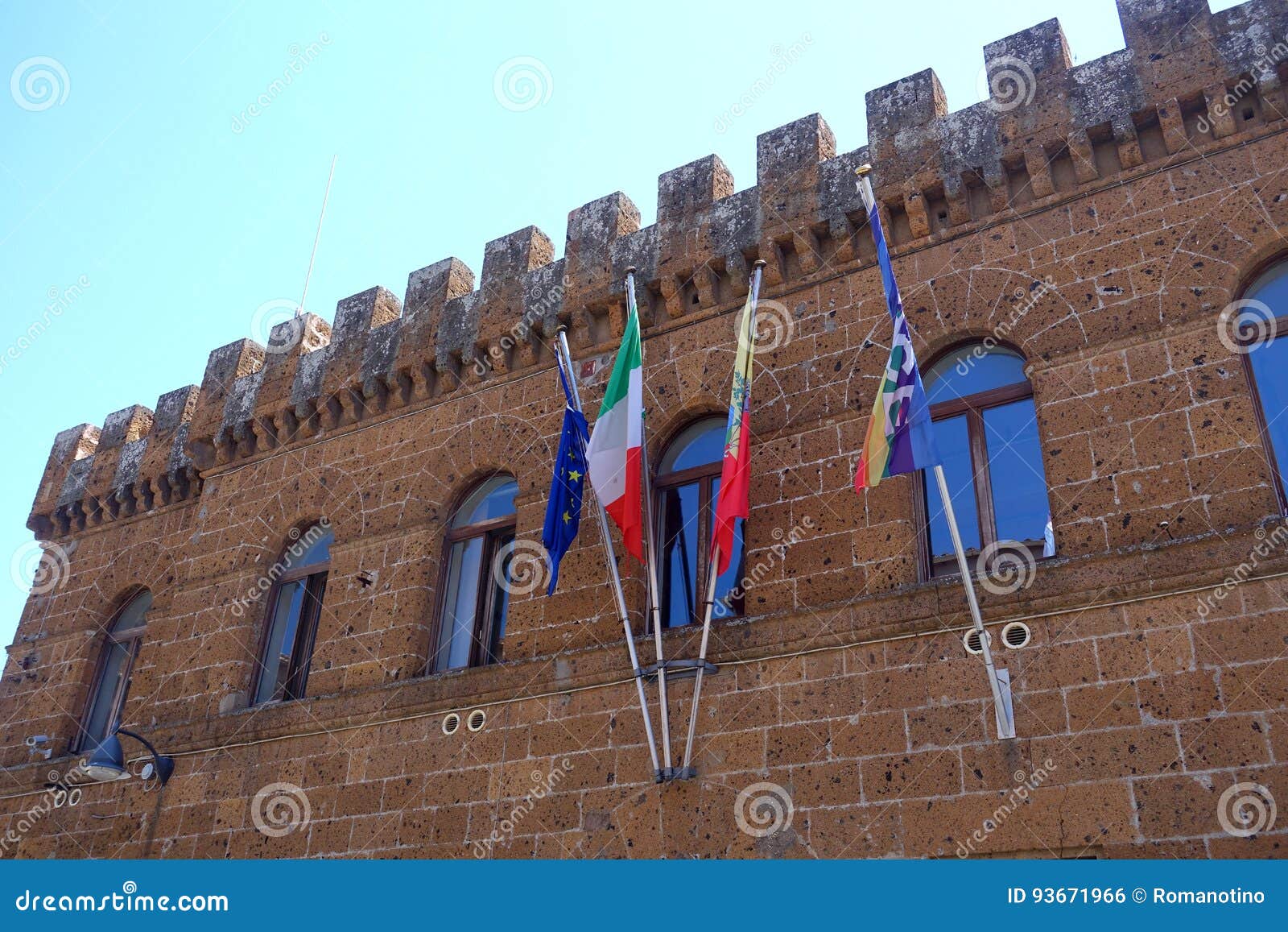 Il comune di Cerveteri fotografia editoriale. Immagine di maria - 93671966