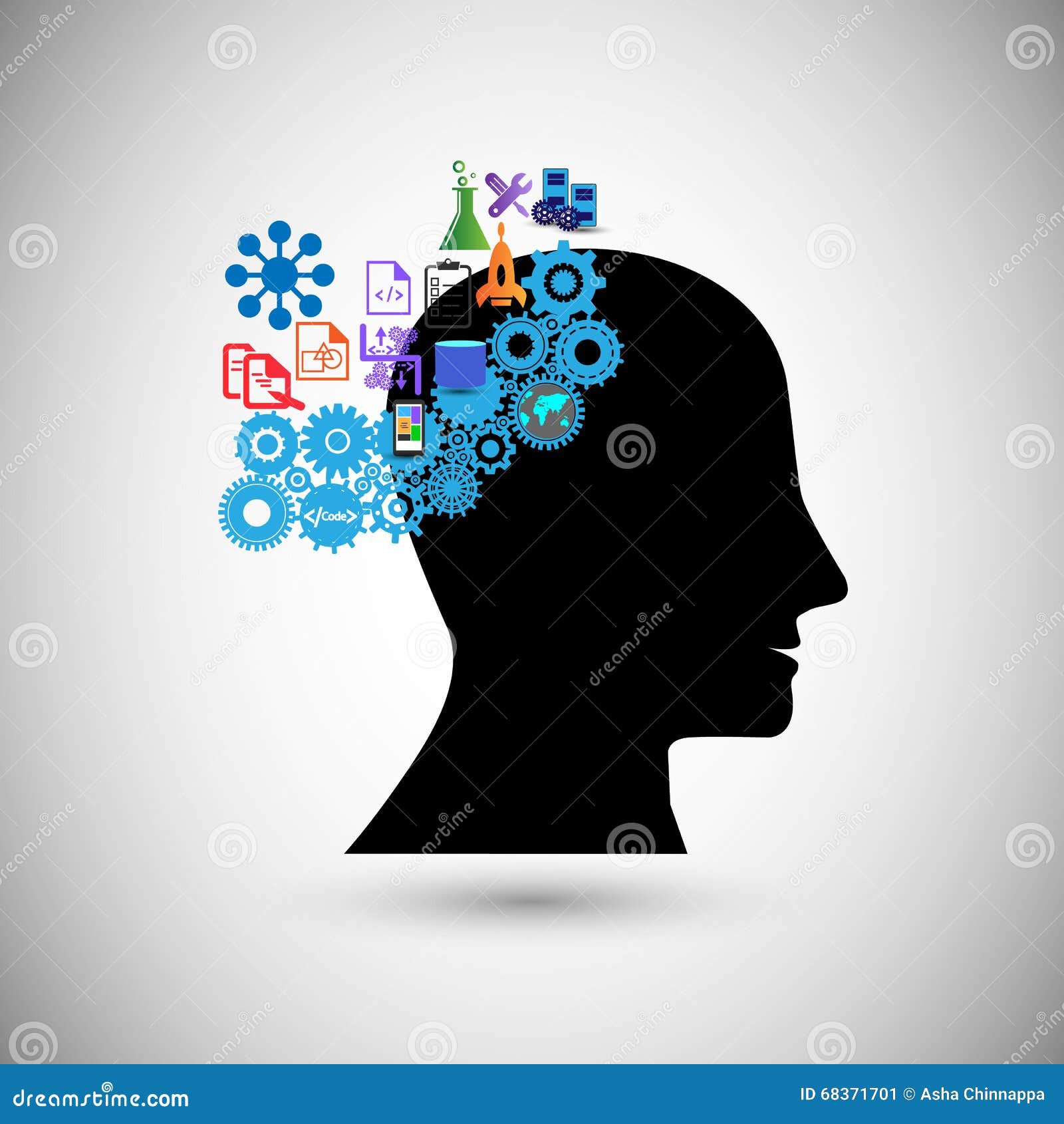 Il Concetto Di Intelligenza Umana, Cervello Che Infuria, Conoscenza Di ... Il Concetto Di Intelligenza Umana, Cervello Che Infuria, Conoscenza Di ...