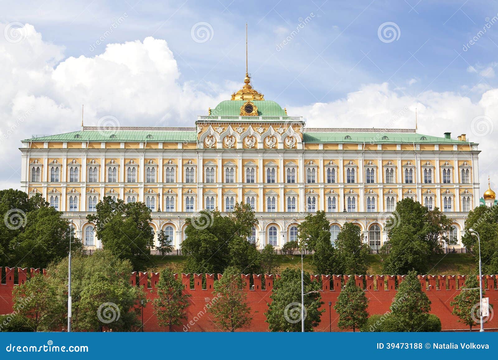 Il Cremlino Di Mosca. Grande Palazzo Fotografia Stock - Immagine di età ...
