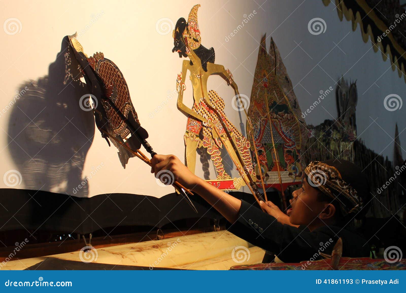 Il Dalang Wayang Dei Bambini Indonesiani Fotografia Stock Editoriale ...