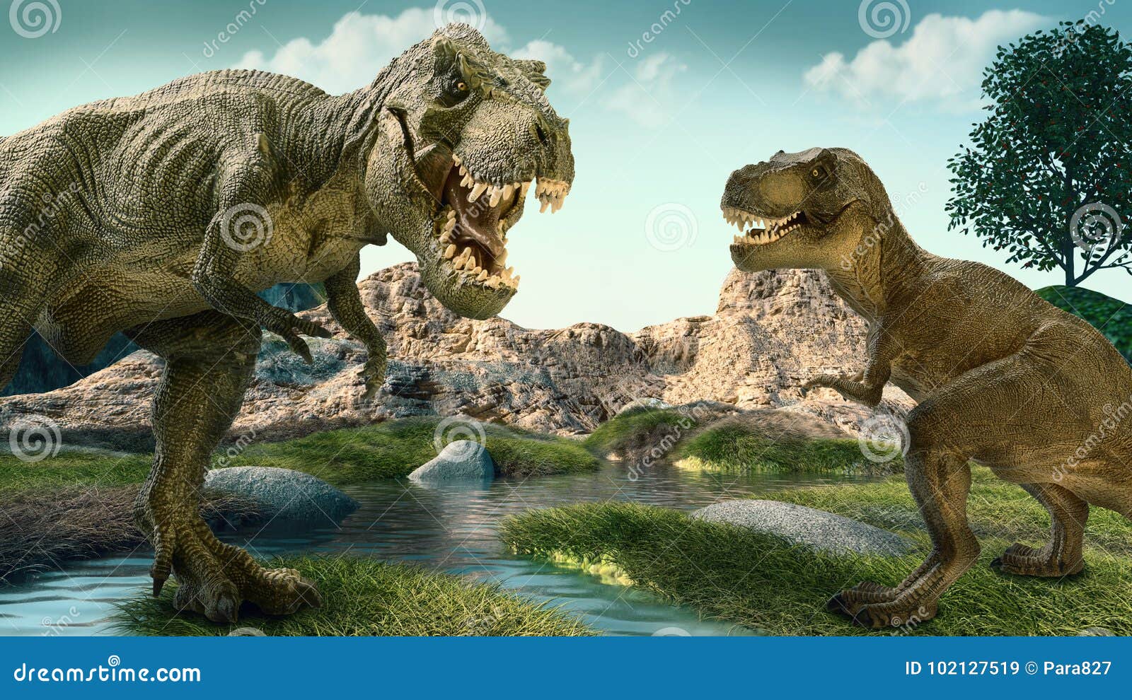 Il dinosauro 3D rende illustrazione di stock. Illustrazione di branche ...