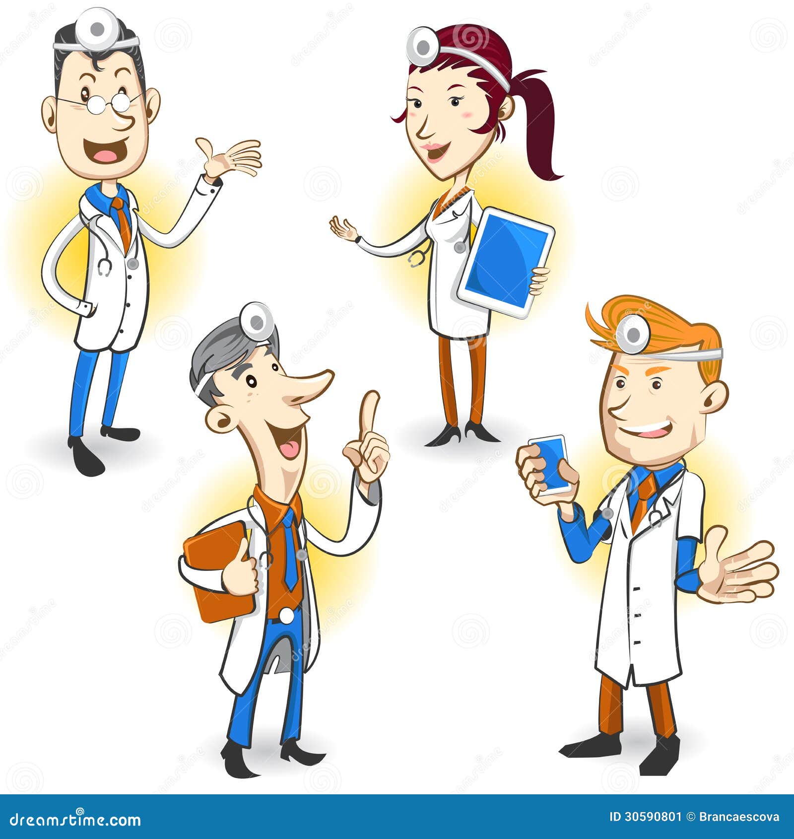 Il dottore Character illustrazione vettoriale. Illustrazione di adulto ...