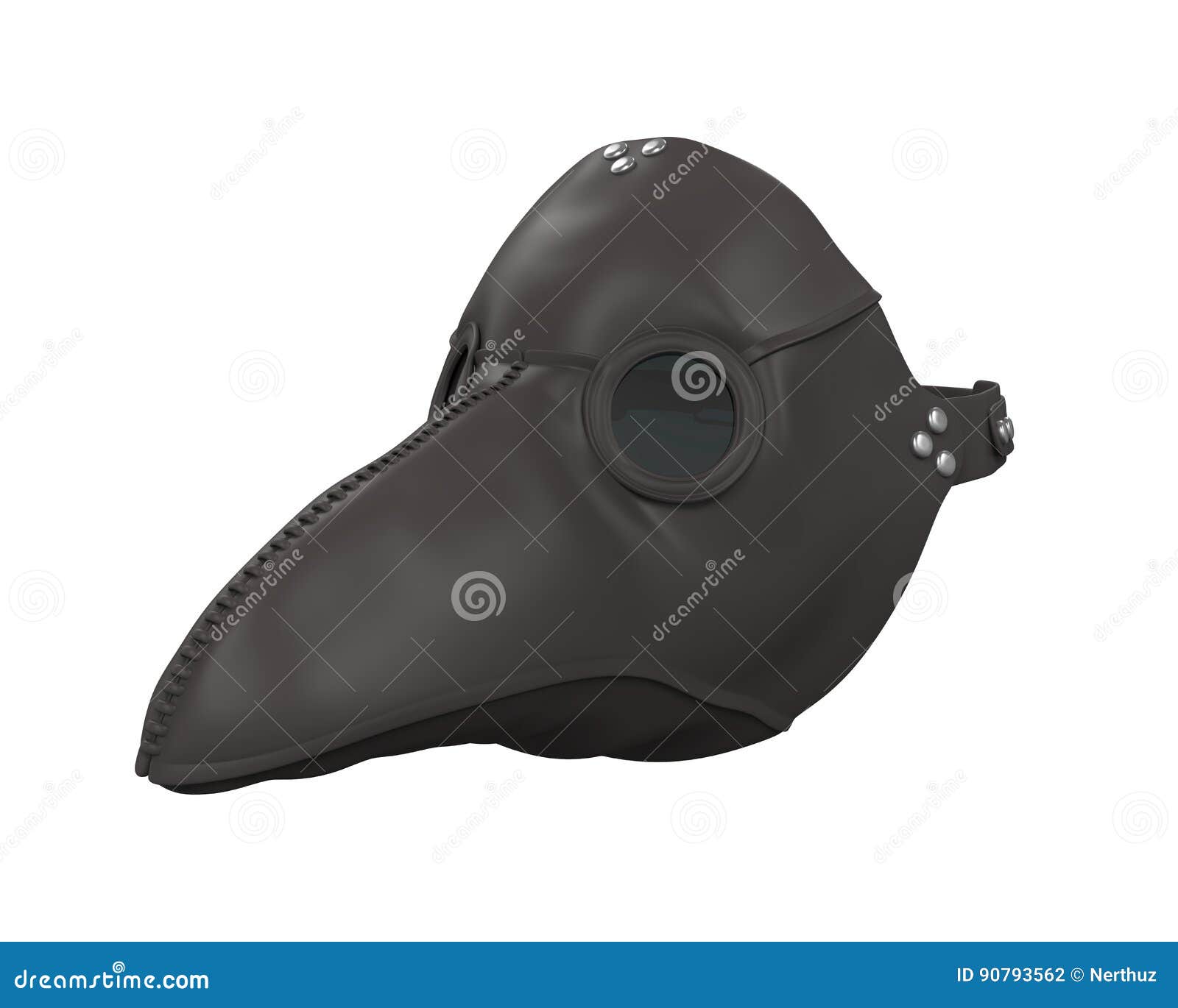 Il Dottore Mask Isolated Di Peste Illustrazione di Stock ...