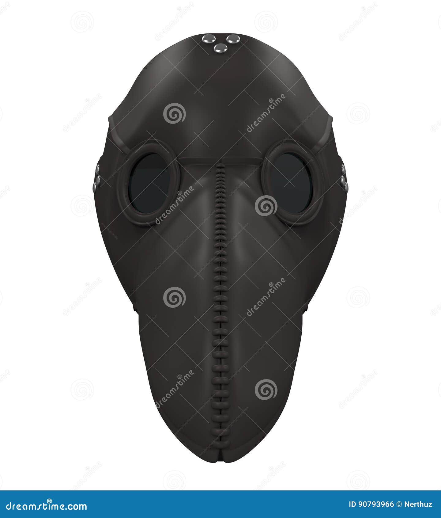 Il Dottore Mask Isolated Di Peste Illustrazione di Stock ...