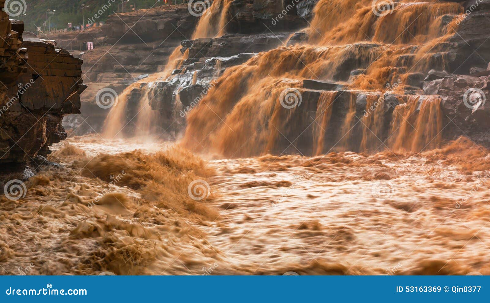 Il fiume Giallo in Cina immagine stock editoriale. Immagine di grande ...