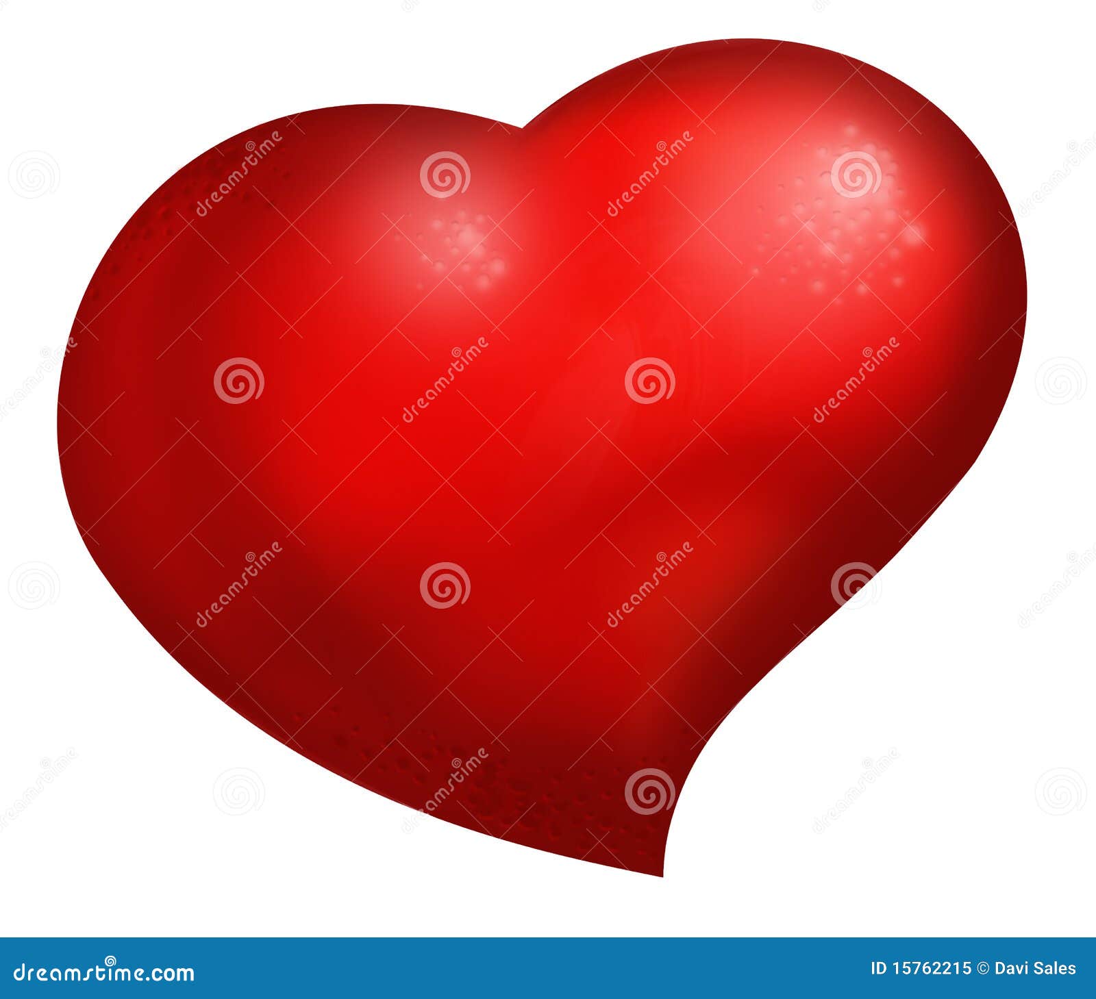 Il grande cuore rosso illustrazione di stock. Illustrazione di goda ...