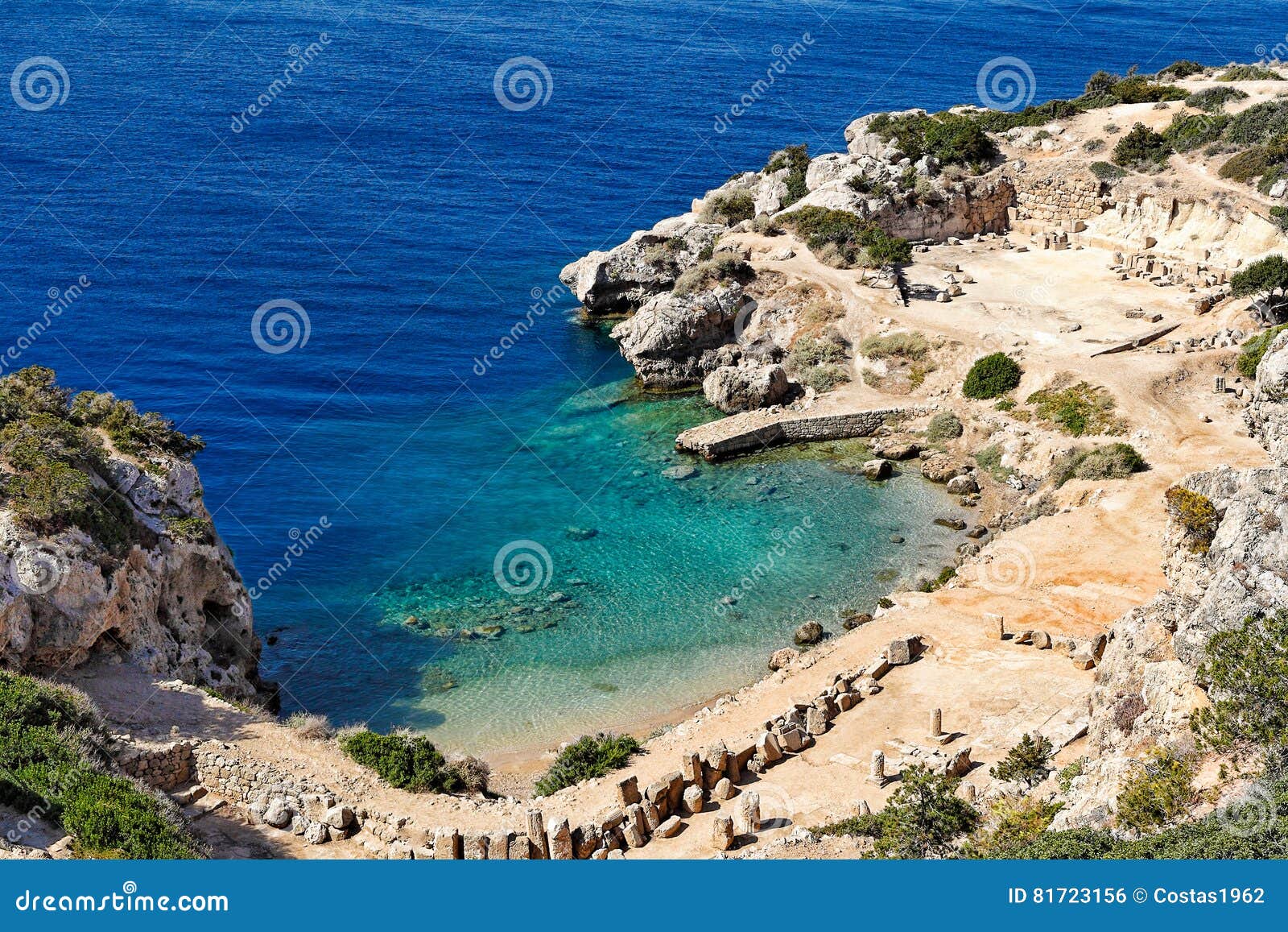 Il Heraion Di Perachora, Grecia Fotografia Stock - Immagine di mare ...