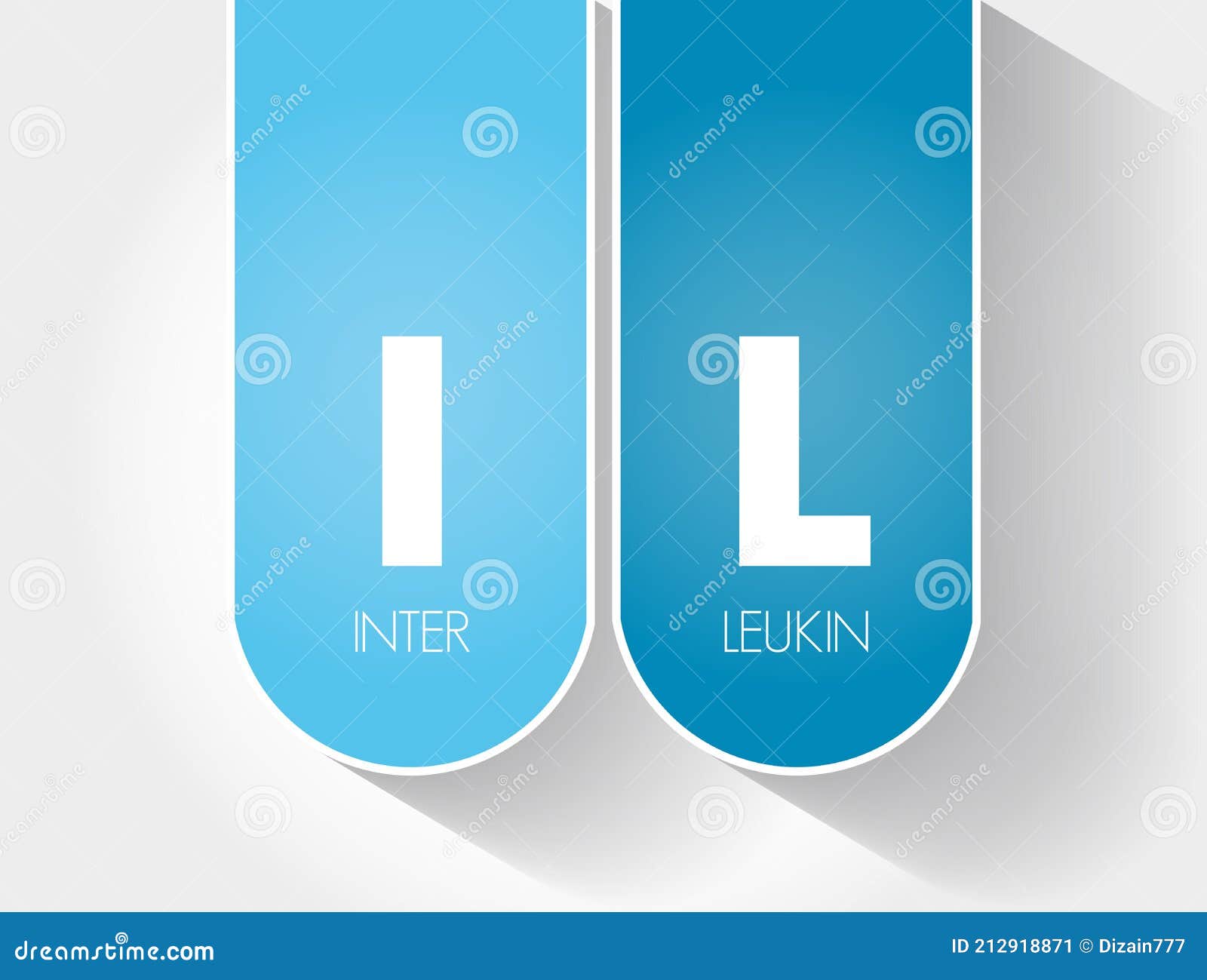 IL - Interleukin Acronym, Medical Concept Background Stock Image ...