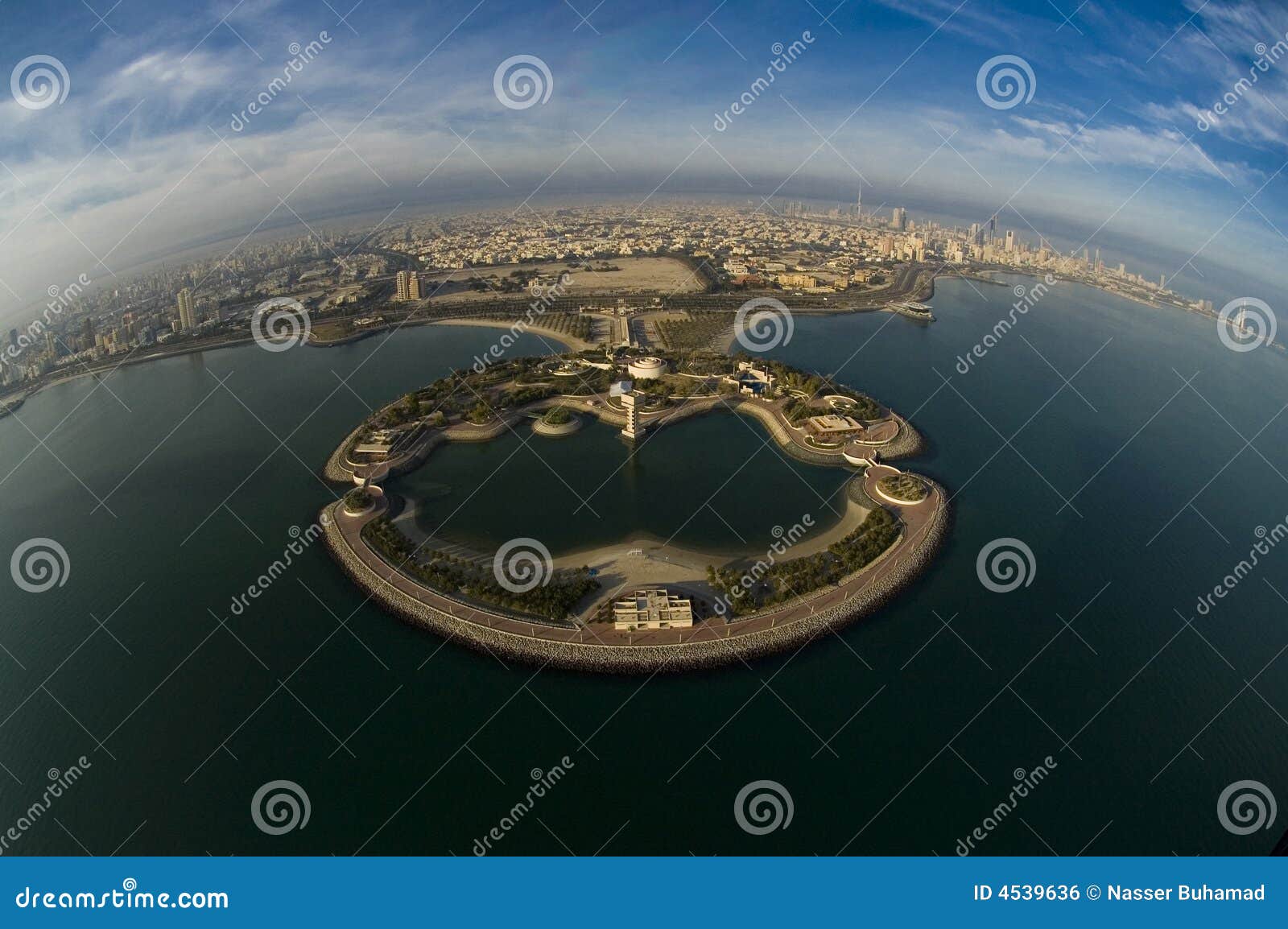 Il Kuwait dal cielo fotografia stock. Immagine di kuwait - 4539636